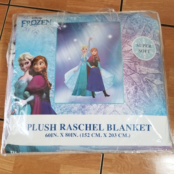 Other | Disney Frozen Raschel Blanket Twin Size | Poshmark